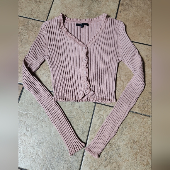 Love Tree | Tops | Love Tree Pink Ribbed Crop Top | Poshmark